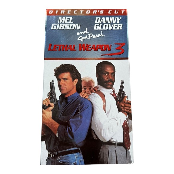 Media | Lethal Weapon 3 Directors Cut Vhs Movie Mel Gibson Danny Glover ...